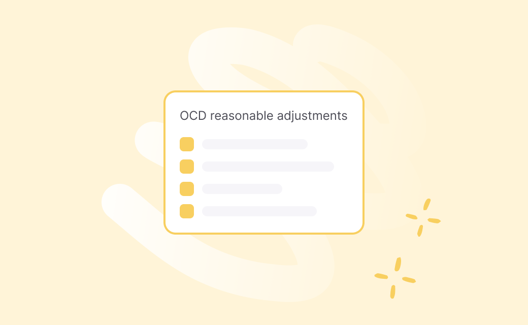 How to support someone with OCD at work (free support plan)